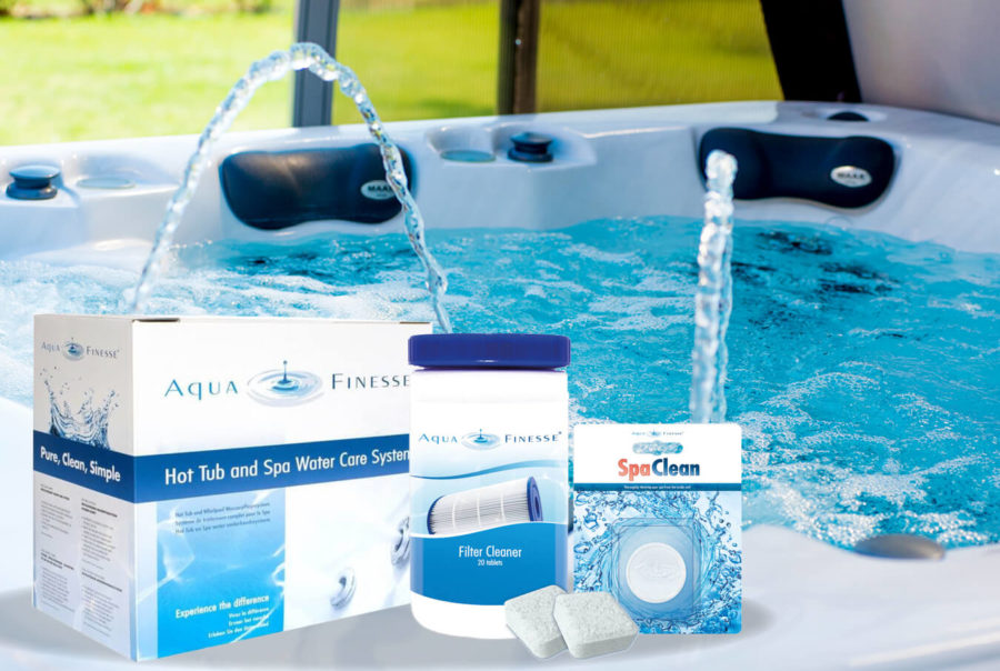 Produits d'entretien pour spas : brome, aquafiness... - Aquilus Spas