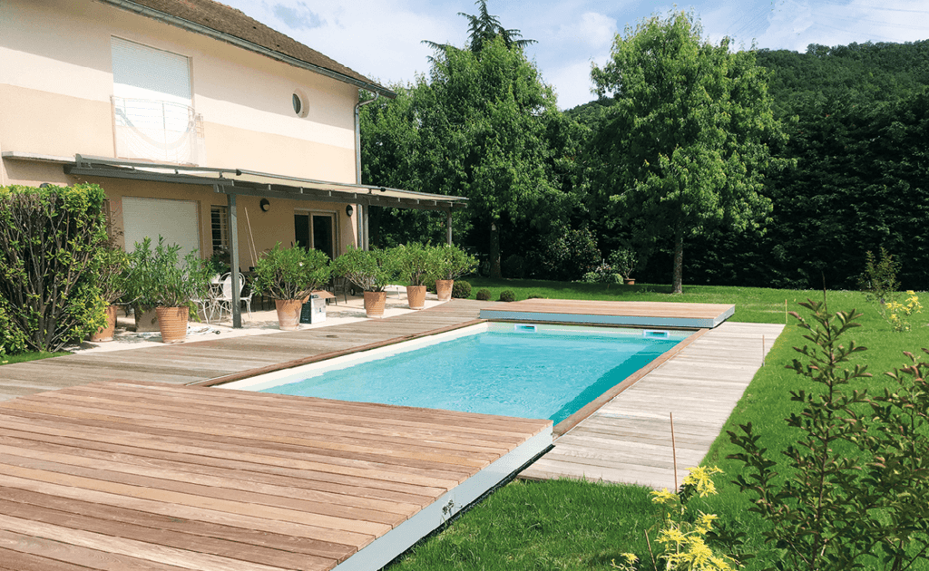 Une piscine avec plancher bien cachée - Inspiration piscine - Aquilus