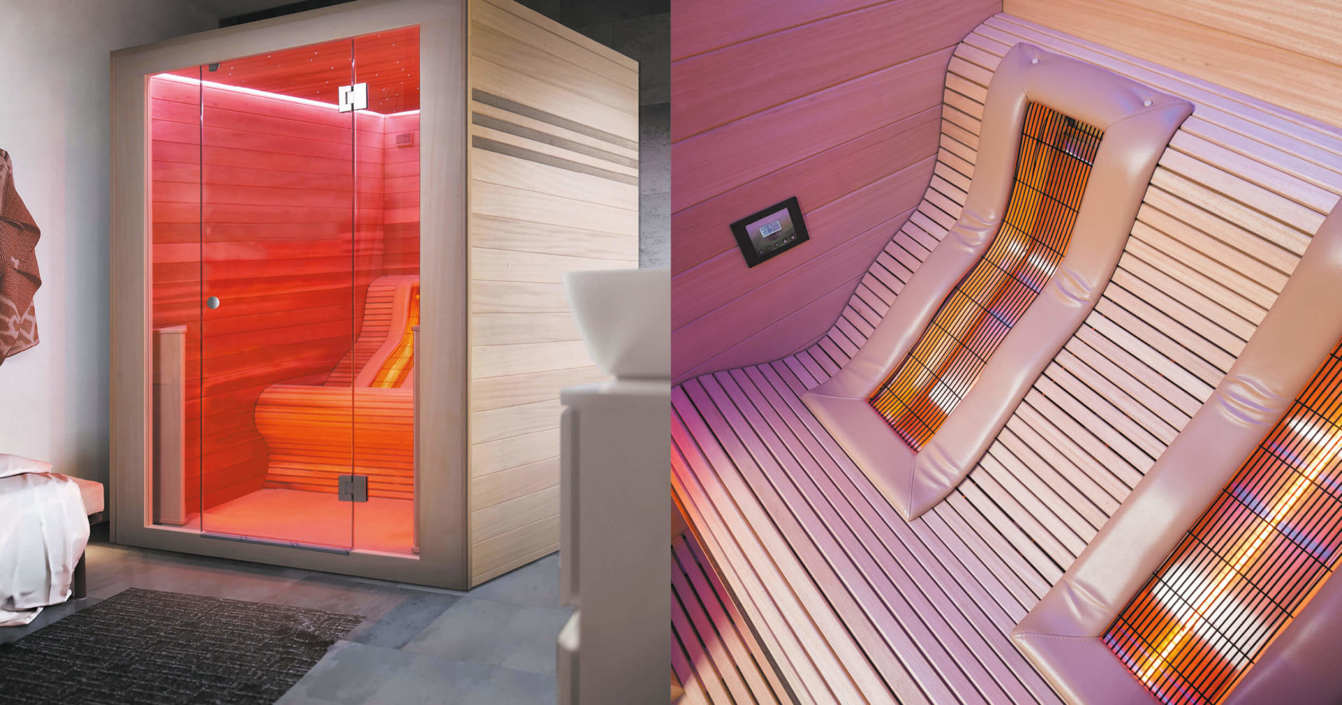 Cabine infrarouge 2 places : la relaxation par la chaleur infrarouge